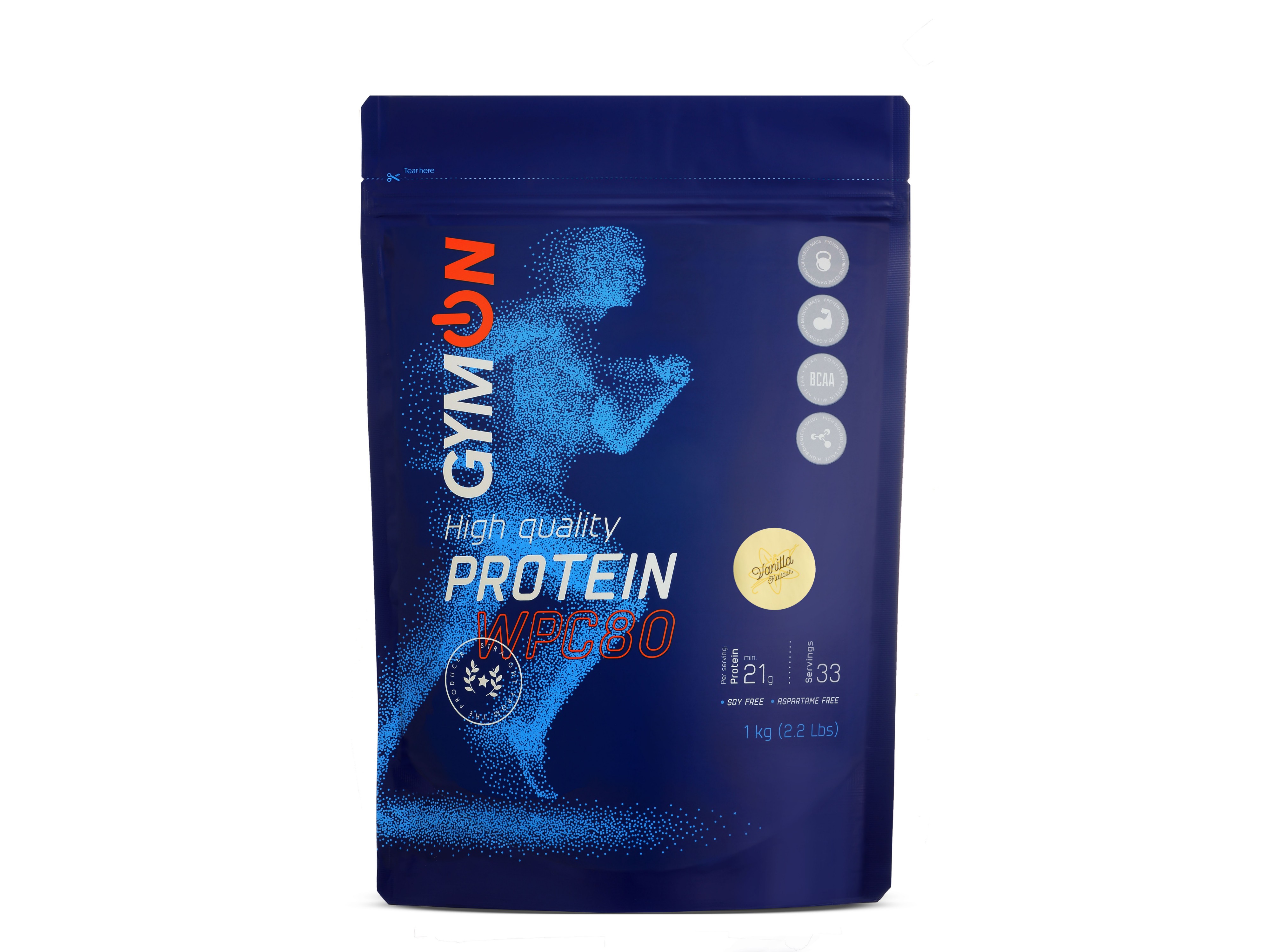 GymON | Strawberry flavoured protein shake | High quality protein