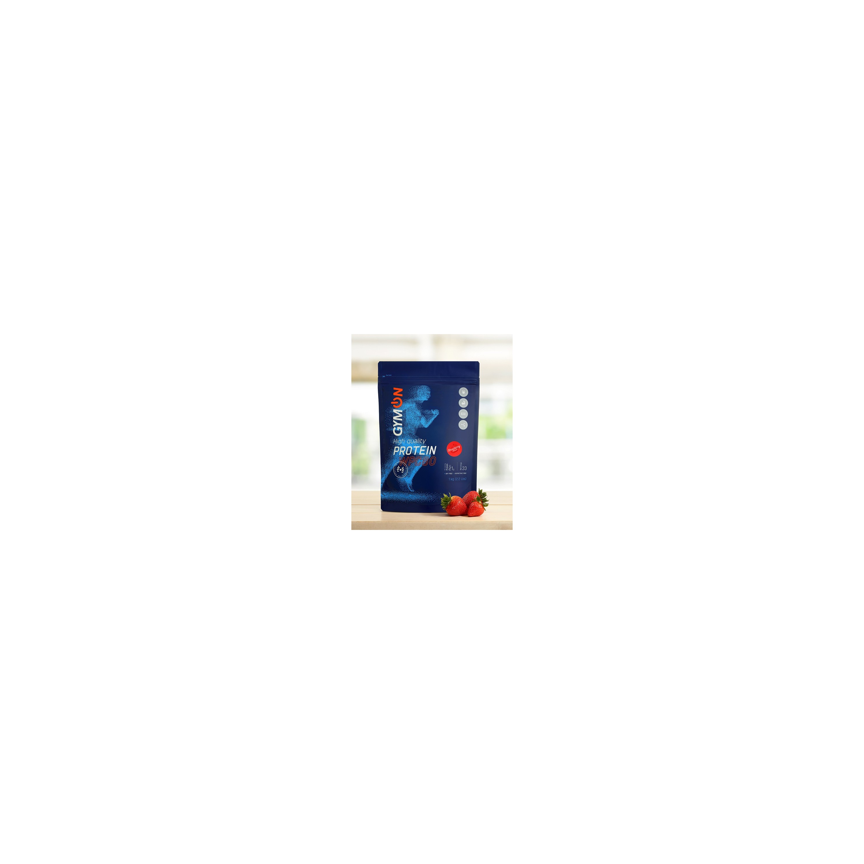 GymON | Strawberry flavoured protein shake | High quality protein